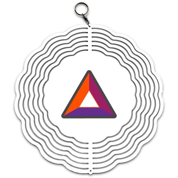 Design | Bat Purple Orange Triangle Digital Currency Logo Design Wind ...